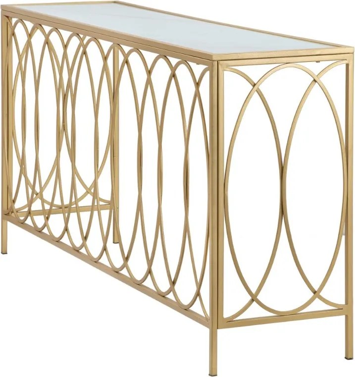Designová konzole Wahponjea 160 cm zlatá