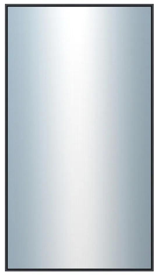 DANTIK - Zarámované zrcadlo - rozměr s rámem cca 50x90 cm z lišty Hliník černá | P02-021 (7002021)