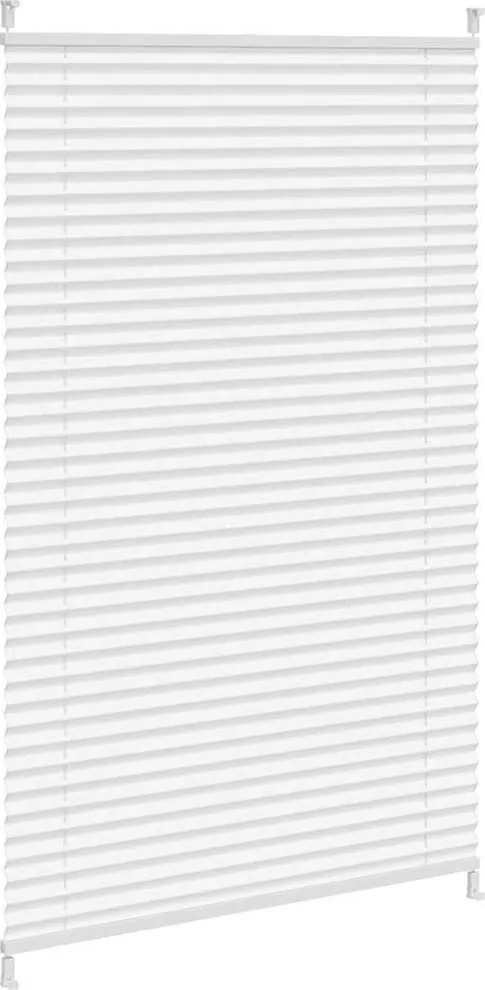 vidaXL Plisované žaluzie / rolety Plisse 70 x 125 cm - [240598] Barva: Bílá
