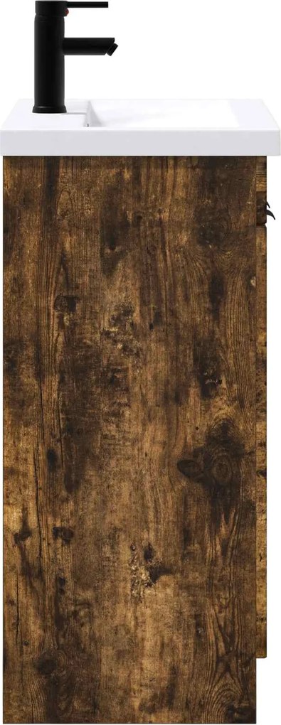 Sada koupelnového nábytku Kouřový dub 78,5 x 37,5 x 81 cm 3404159