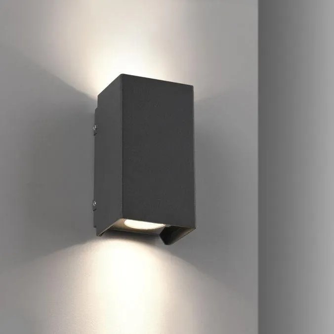 PN 9442-13 BLOCK LED venkovní nástěnné svítidlo antracit IP54 3000K - PAUL NEUHAUS