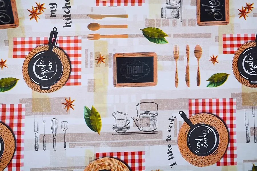 Vesna | Ubrusovina PVC metráž MY KITCHEN šíře 140 cm