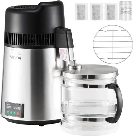 Destilátor vody, 6l 6,057 l VEVOR