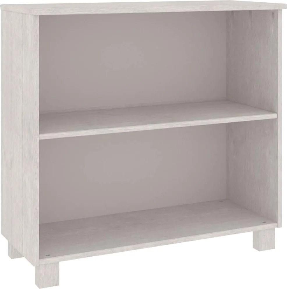 Příborník HAMAR bílý 85 x 35 x 80 cm masivní borovice 340501