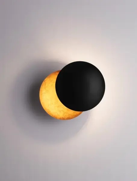 Designové nástěnné svítidlo Solei černá