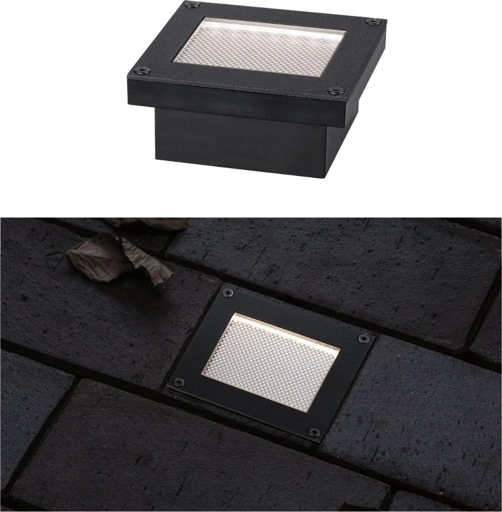 P 94578 Solární LED zemní svítidlo Domenic IP67 3000K černá - PAULMANN