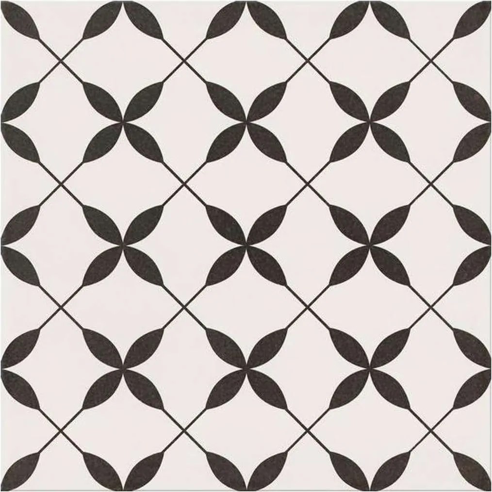 EBS Patterns - Dlažba 29,8x29,8 cm, clover black DPATT30CL