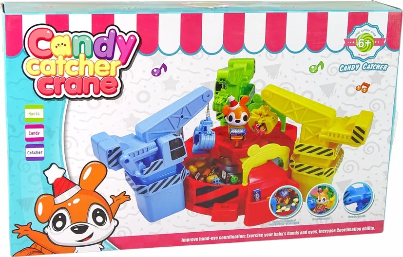 LEAN Toys Rotační hra „Chytač sladkostí“ se zvukem