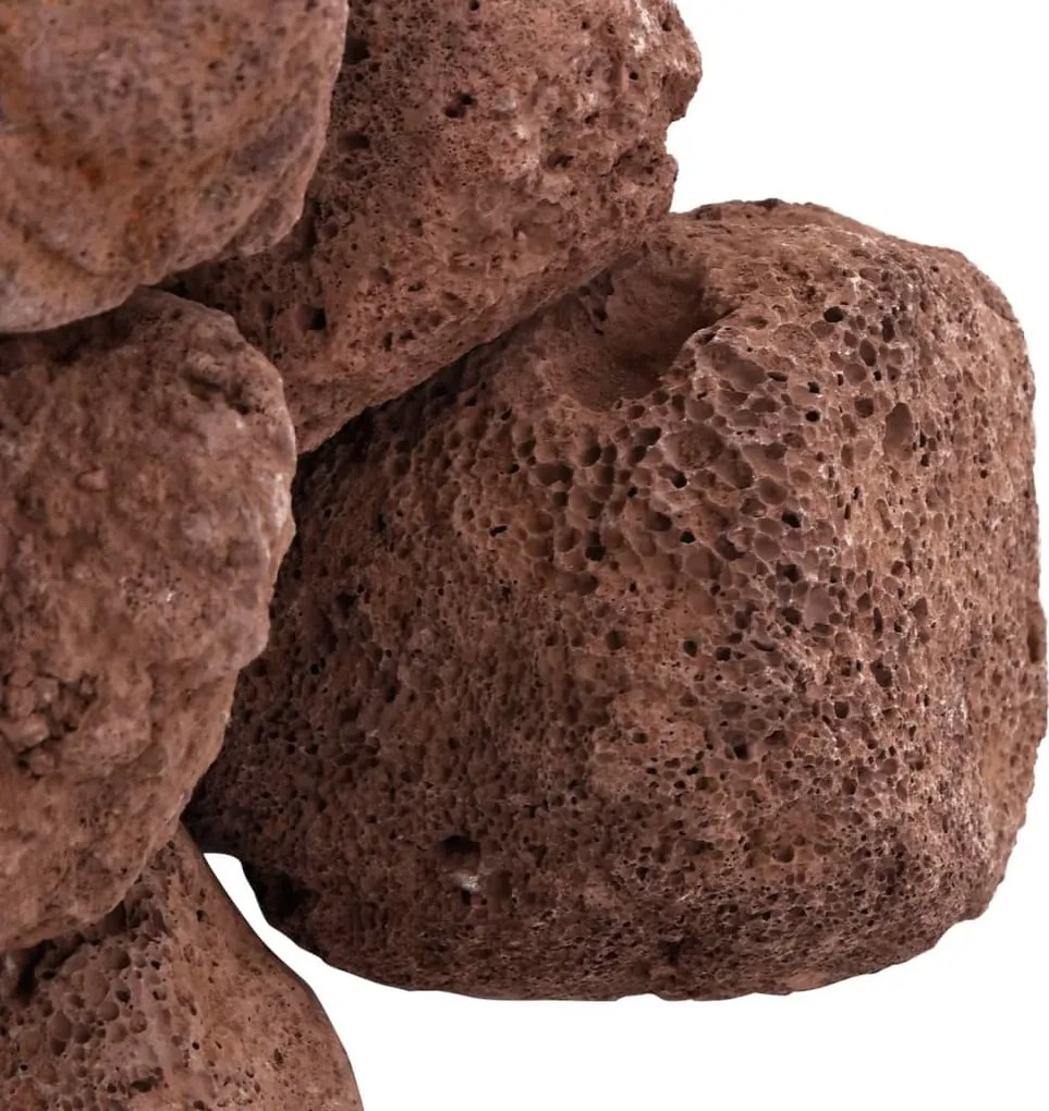 vidaXL Sopečné kameny 10 kg 10–30 cm [155323] Barva: Černá
