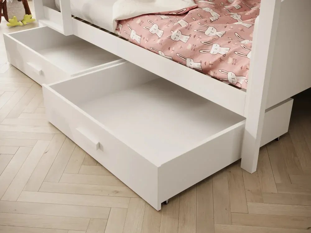 Dětská patrová postel Jori 180x80 – bílá