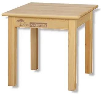 Via-nábytek Jídelní stůl SL čtverec 80 x 80 cm Povrchová úprava: Moření odstín dub