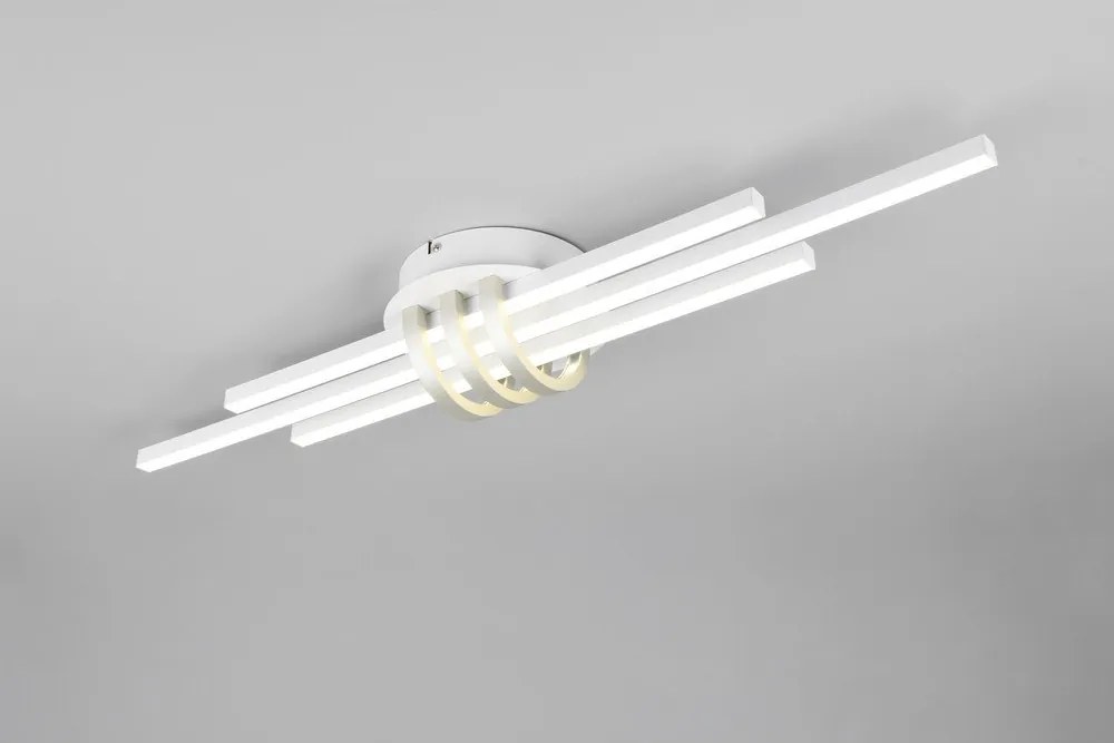 Bílé LED stropní svítidlo 18x81 cm Cinto – Reality