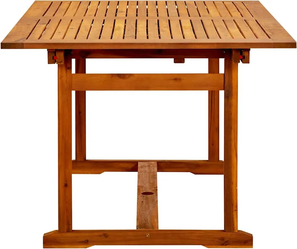 Zahradní jídelní stůl (150–200) x 100 x 75 cm masivní akácie 316564