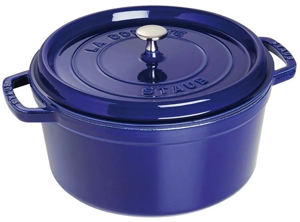 Hrnec STAUB  kulatý 28cm modrý 6,7l