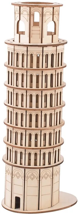 Woodcraft Dřevěné 3D puzzle Šikmá Věž V Pise