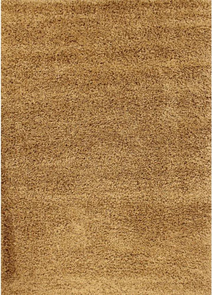Kusový koberec Shaggy vlas 45 mm Mia pískový, Velikosti 140x200cm