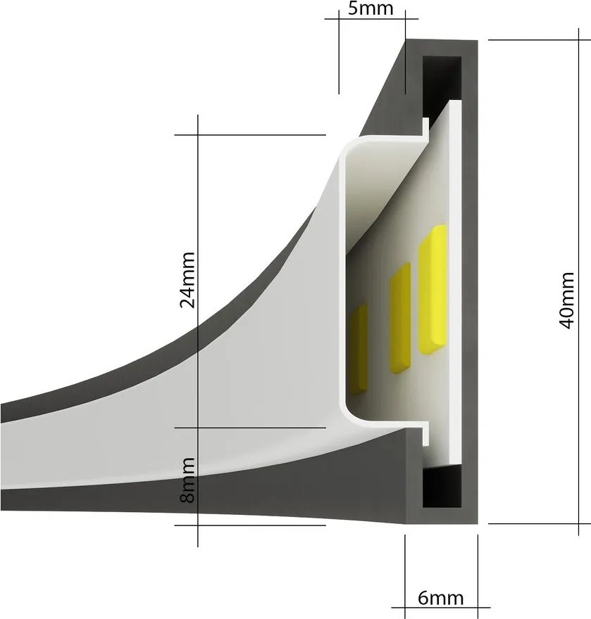 Černé hliníkové LED závěsné svítidlo ø 110 cm RIO – Thoro