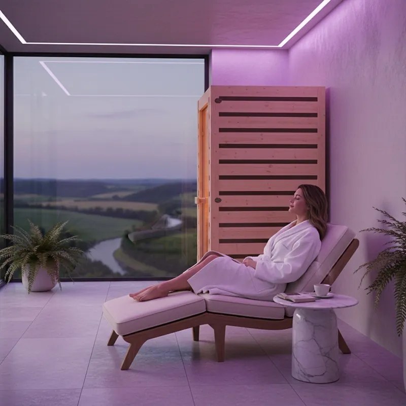 BPS-koupelny Infrasauna Relax HYD-6711 90x90, 1 osoba