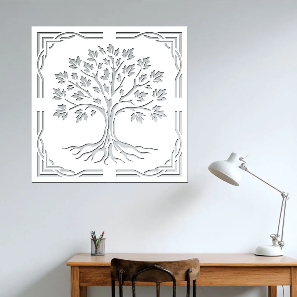 dřevo života Dřevěný strom PŘEDKŮ Rozměry (cm): 80x80, Zvolte barvu dekoru: Dub Sonoma