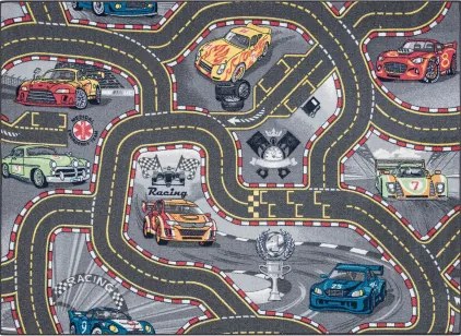 REBEL ROADS KOBEREC Racers 97 Ulice, auta protiskluzový pro děti - š