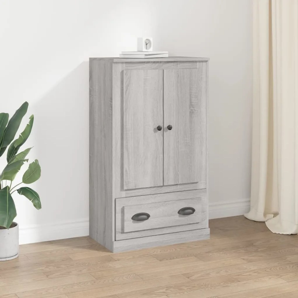 vidaXL Skříň highboard 60 x 35,5 x 103,5 kompozitní dřevo [816297] Barva: bílá s vysokým leskem