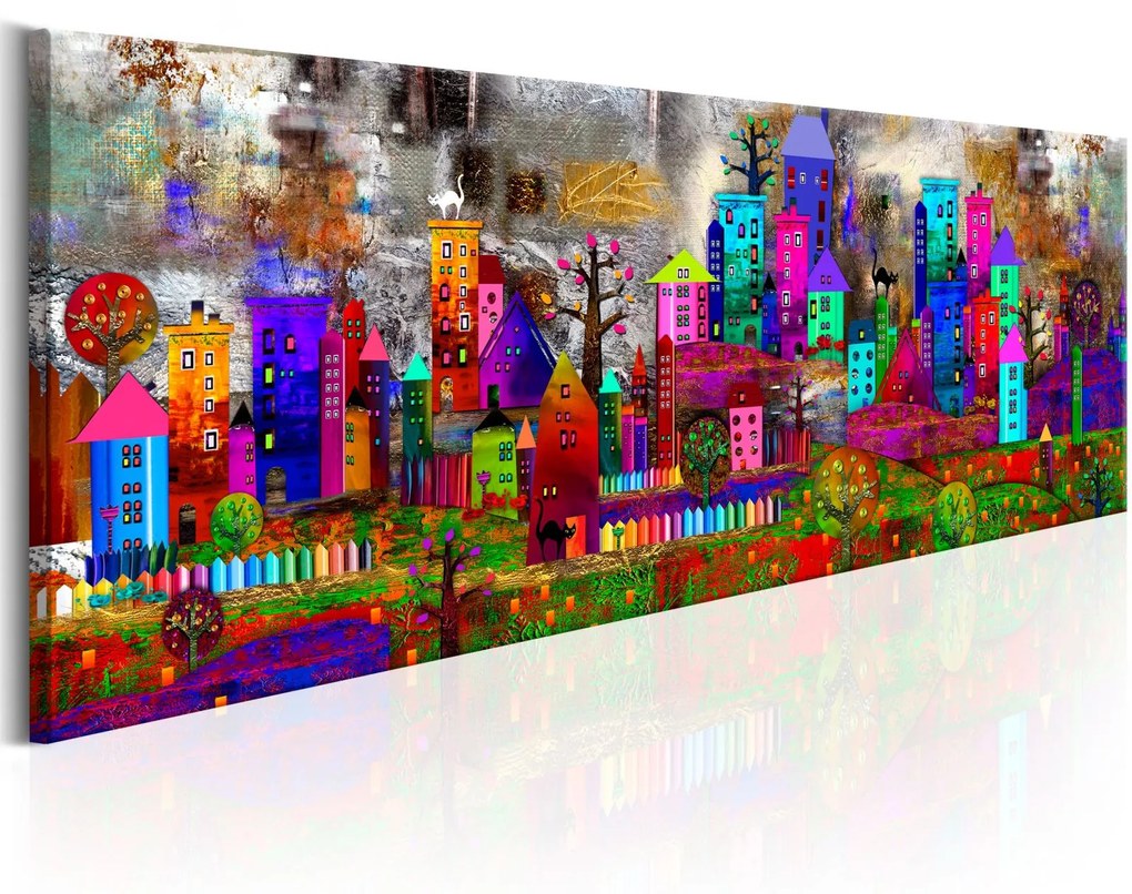 Obraz - Fantasy City 120x40