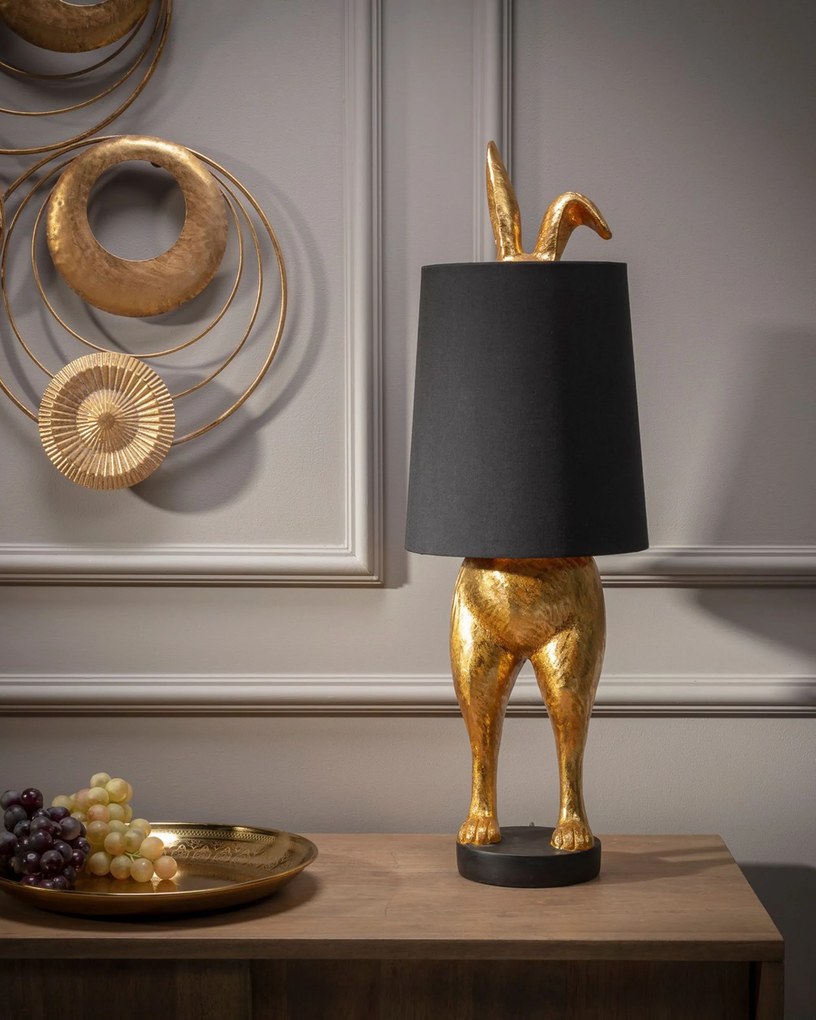 Stolní lampa Gold Rabbit 74cm