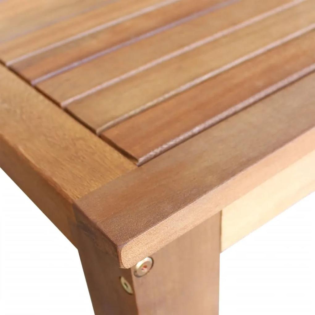 Barový stůl a stoličky z masivního akáciového dřeva sada 7 ks