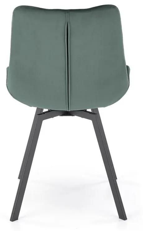 Jídelní židle Ollie, zelená