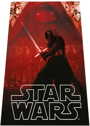 EUROSWAN Fleecová / fleece deka Star Wars Kylo Ren 100x150