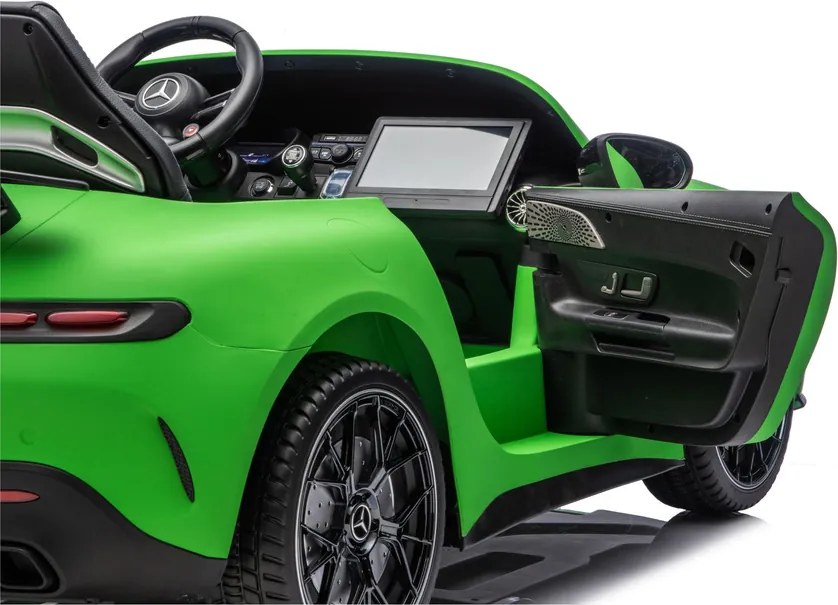 LEAN CARS Elektrické autíčko Mercedes GT63 AMG DK-GT63 24V tichý motor matné zelené