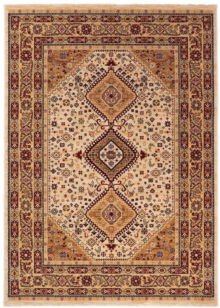 Koberce Breno Kusový koberec PRAGUE 93/IB2W, Béžová, Vícebarevné, 100 x 150 cm