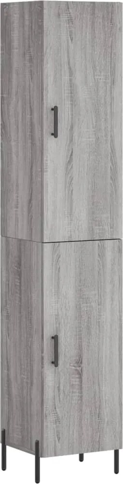 Skříň highboard šedá sonoma 34,5 x 34 x 180 cm kompozitní dřevo 3198799
