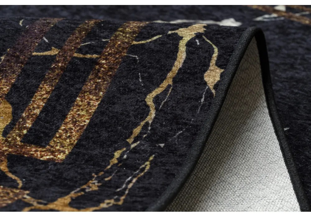 Kusový koberec Atohi černozlatý 140x190cm