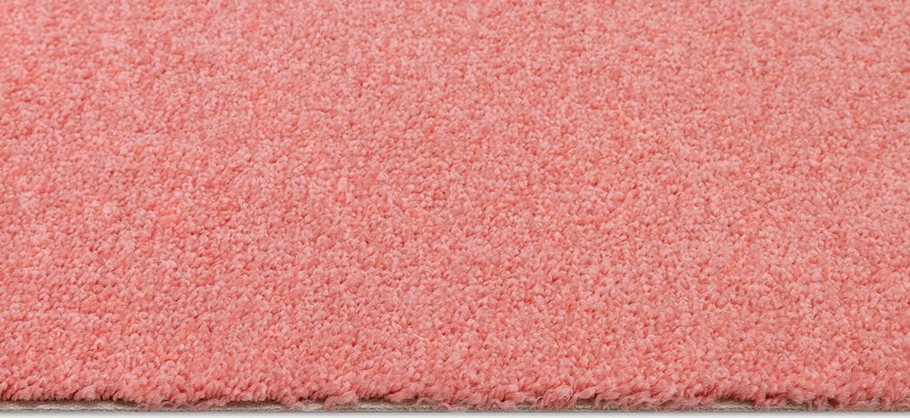 Condor Carpets, Metrážový koberec Carousel 12, na míru, šíře 4m, růžová, filc, dětský pokoj