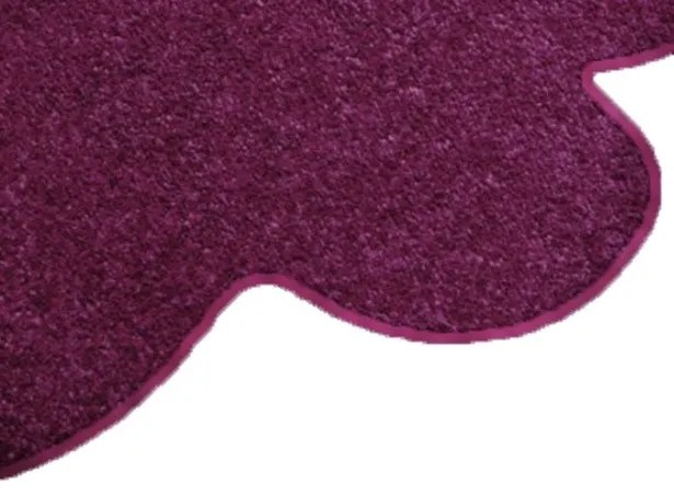 Vopi koberce Kusový koberec Eton fialový květina - 160x160 kytka cm