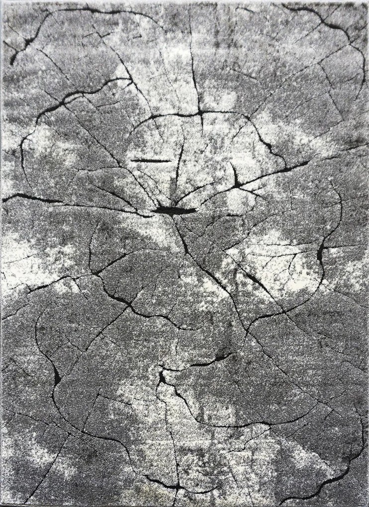 BE Koberec Miami 129 GREY - šedý čtverec Rozměr: 140x140 cm