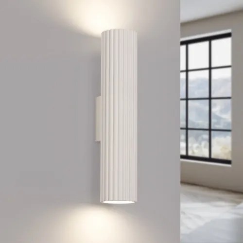 Nástěnné svítidlo SOLLUX KARBON 30 krémová GU10 2x10W bez žárovek SL.1596
