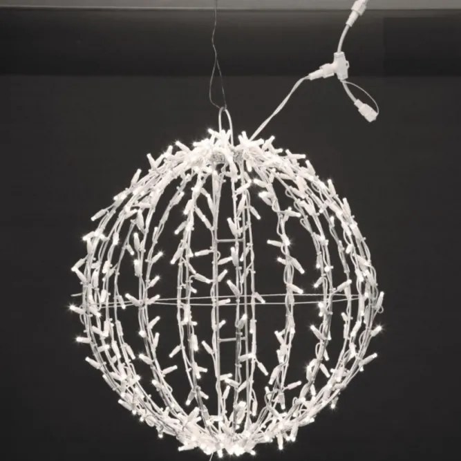 DecoLight SM-080003 3D LED koule průměr 40cm PROFI studená bílá