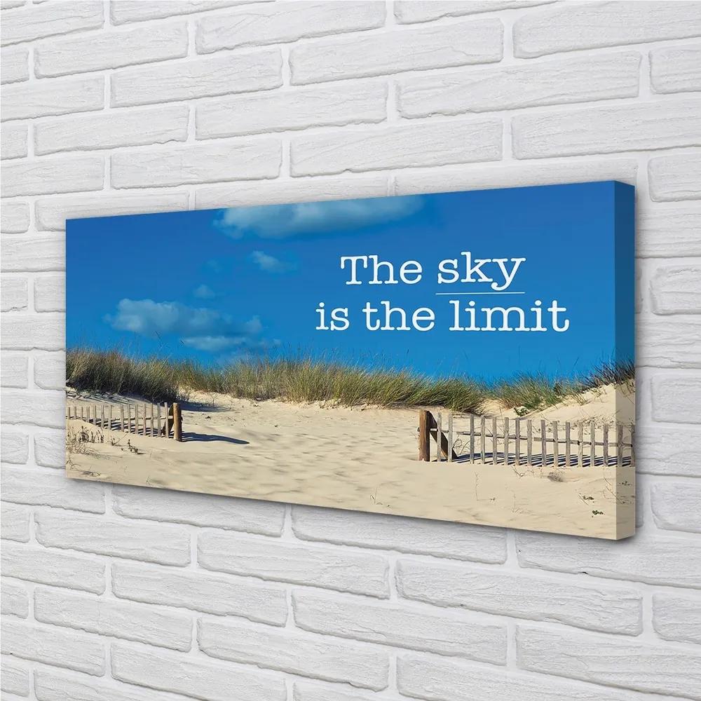 Obrazy na plátně Beach nebe string 100x50 cm