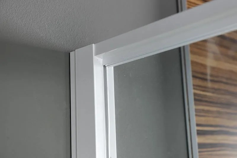 Aqualine, AMICO sprchové dveře výklopné 1040-1220x1850mm, čiré sklo, G100