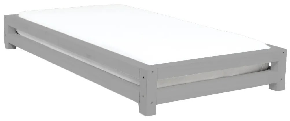Benlemi Jednolůžková postel JAPA Zvolte barvu: Tmavě šedá, Zvolte rozměr: 80 x 200 cm