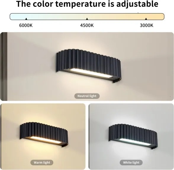 BRILAGI - LED Nást. svít. FALCON MODERN LED/10W/230V 30 cm 3000/4500/6000K černá