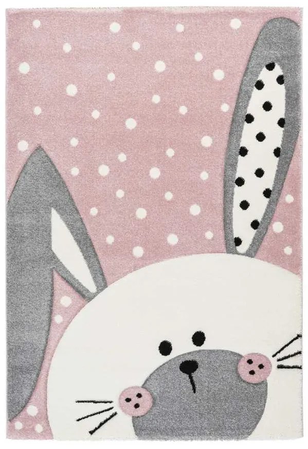 Lalee Dětský kusový koberec Amigo 324 Pink Rozměr koberce: 120 x 170 cm