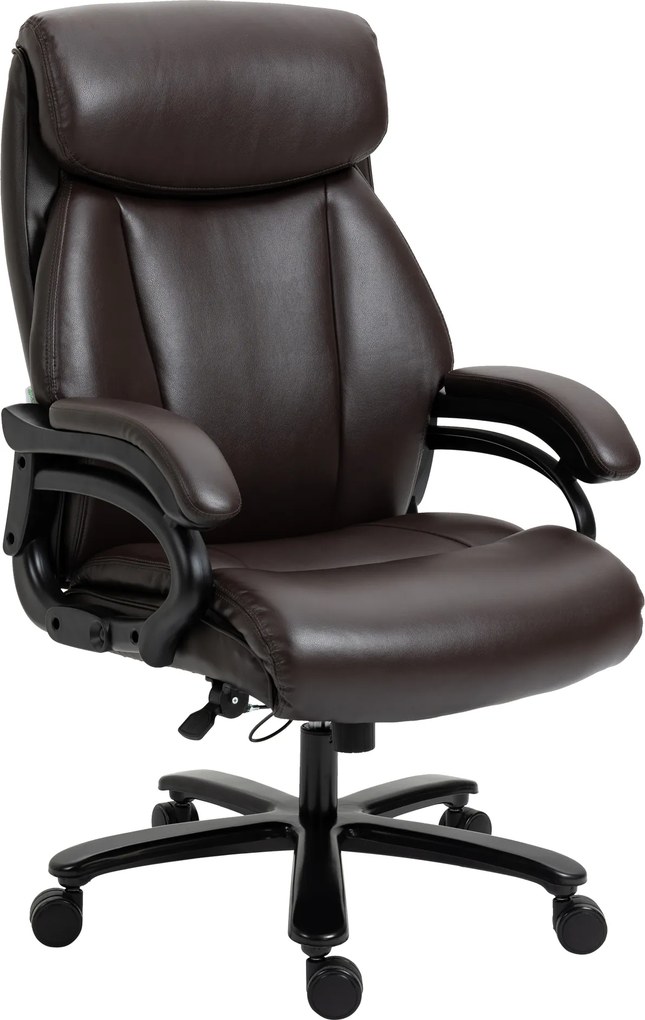 Kancelářská židle Vinsetto manažerská židle herní židle ergonomicky výškově nastavitelná s funkcí houpání, silné čalounění s nosností až 180 kg |