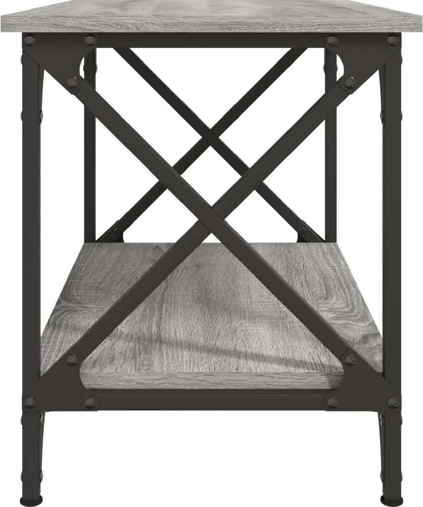 vidaXL Odkládací stolek 55 x 38 x 45 cm kompozitní dřevo [823330] Barva: kouřový dub