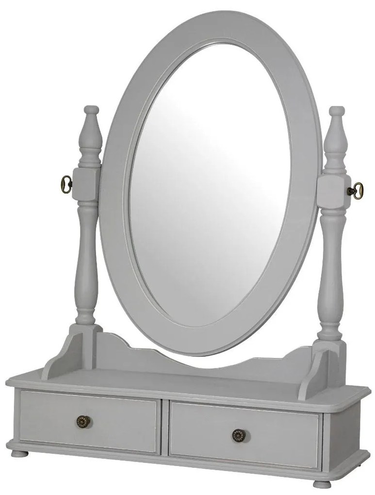 Dřevěné zrcadlo toaletkové CATANIA 060