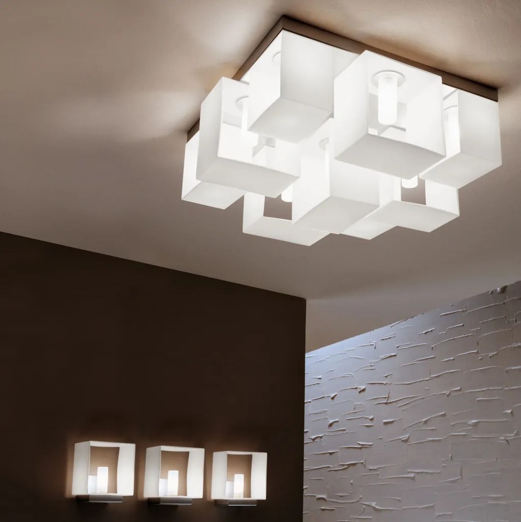 Domino stropní 9-lampa Panzeri