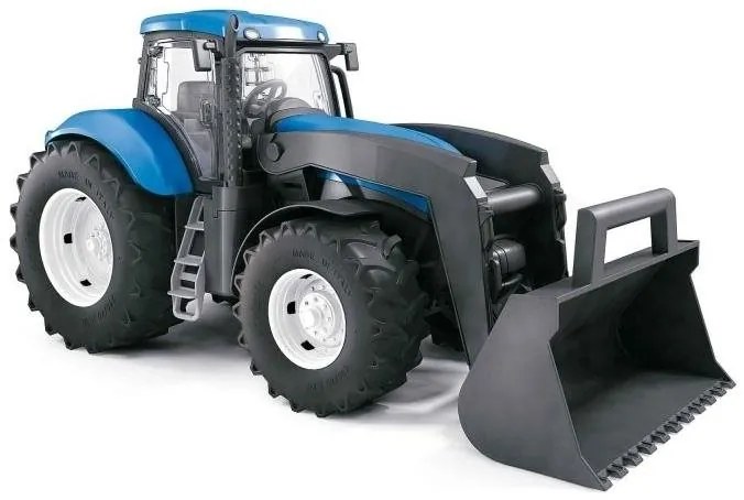Adriatic traktor s redlicí new holand 40 cm modrý