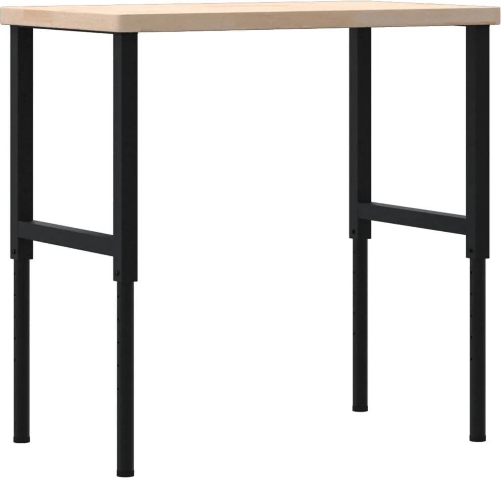 Pracovní stůl 100 x 60 x (73–99,5) cm masivní dub obdélníkový 3309679